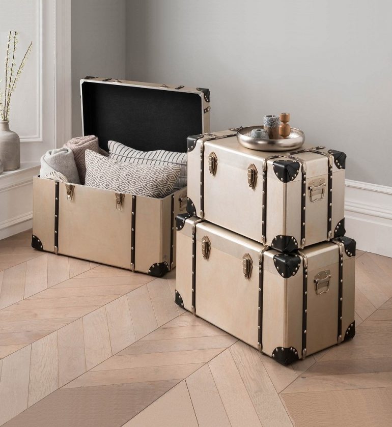 Vintage storage trunk ideas when it comes to restoration - Tidylife